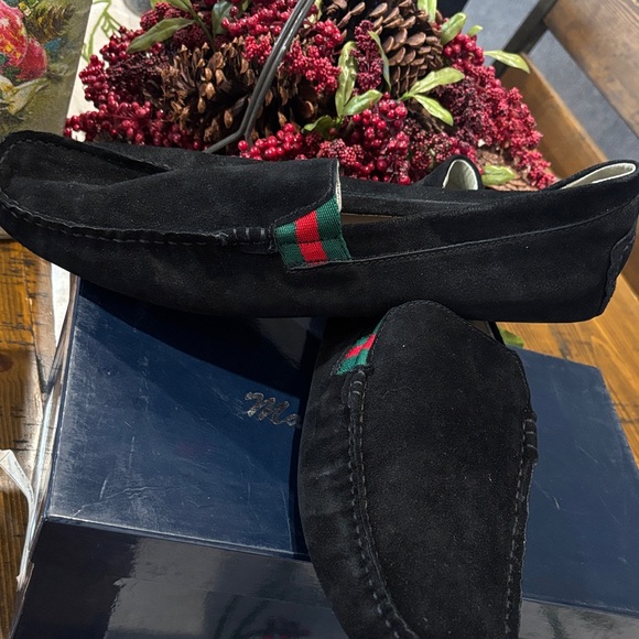 Maria Rossini | Shoes | New Maria Rossini Black Suede Loafers With ...